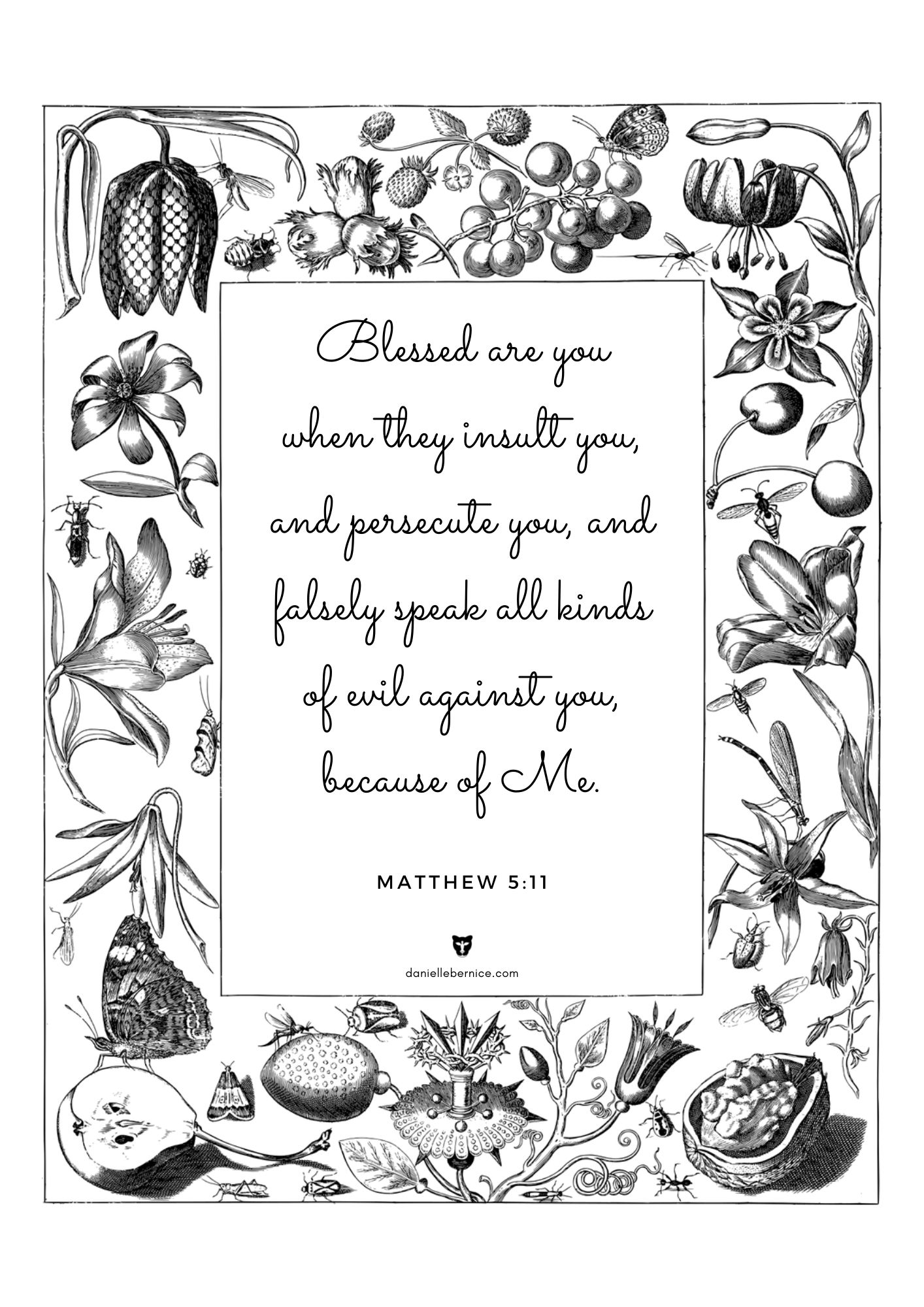 Coloring pages - DanielleBernice.com