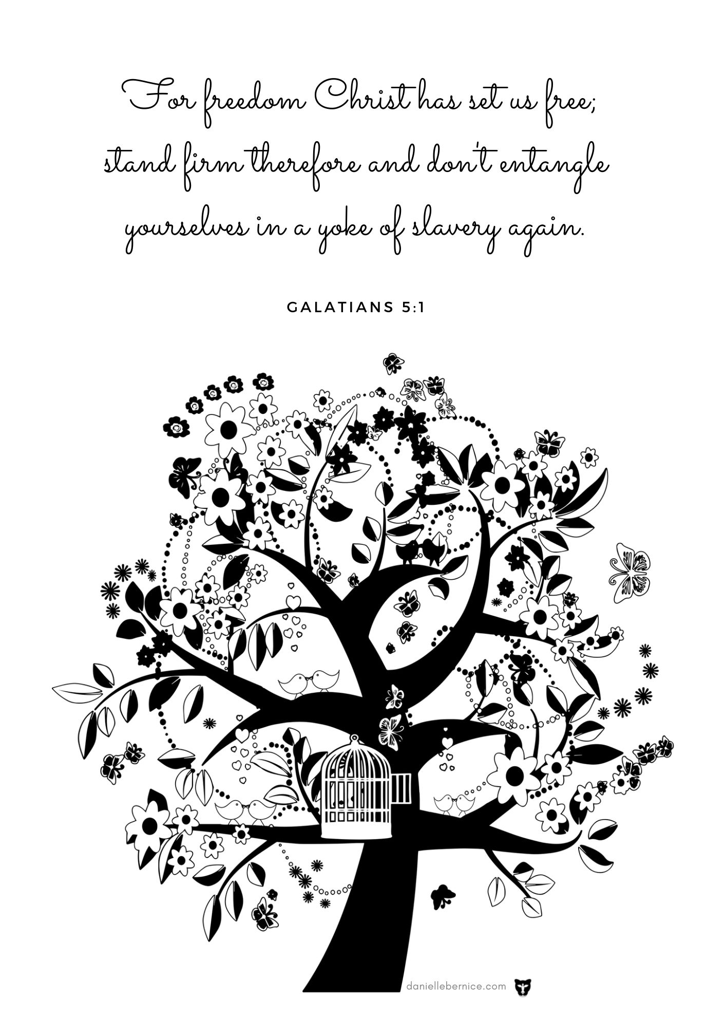 Coloring pages - DanielleBernice.com