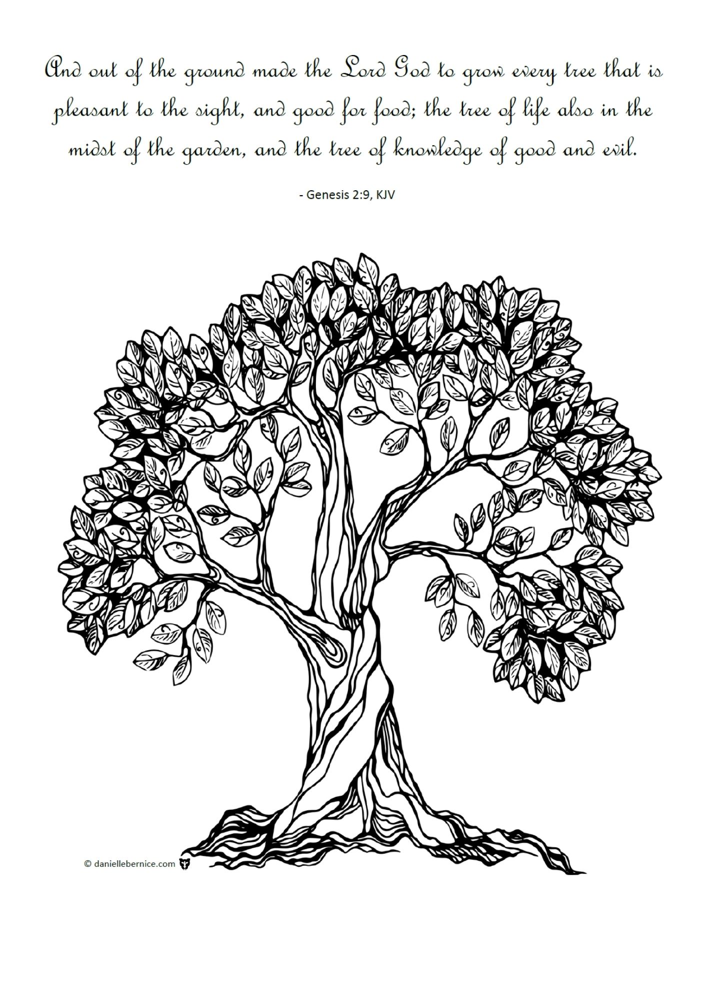 Coloring pages - DanielleBernice.com